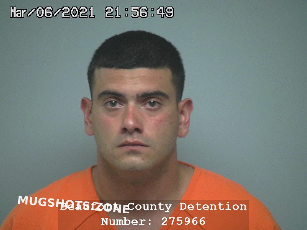 Dylan Scott Santiago 03 06 2021 Beaufort County Mugshots Zone