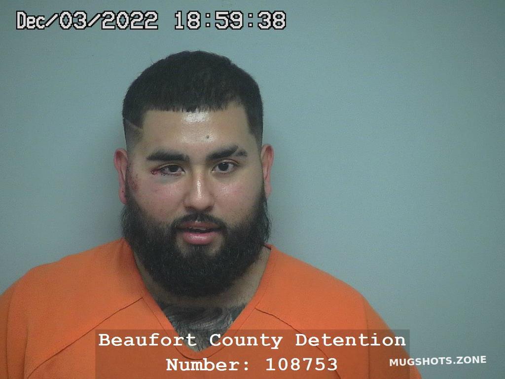Erik Jesus Robles 12 03 2022 Beaufort County Mugshots Zone