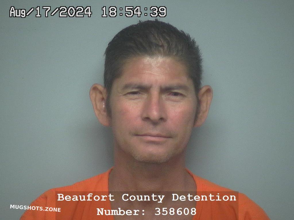 MARLO DARIO FLORES VELASQUEZ 08/17/2024 - Beaufort County Mugshots Zone