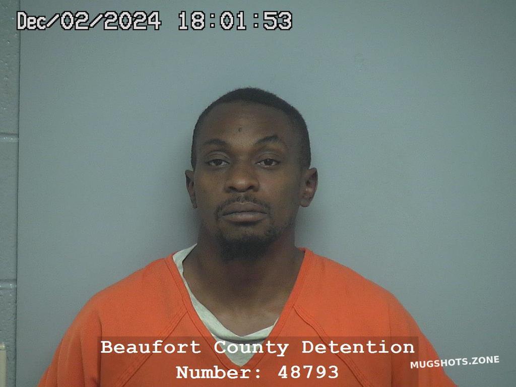 VERNON RASHOD KINLAW 12/02/2024 - Beaufort County Mugshots Zone