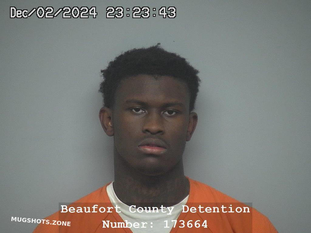 NASHAUN JADEN ARTHUR BENJAMIN 12/02/2024 - Beaufort County Mugshots Zone