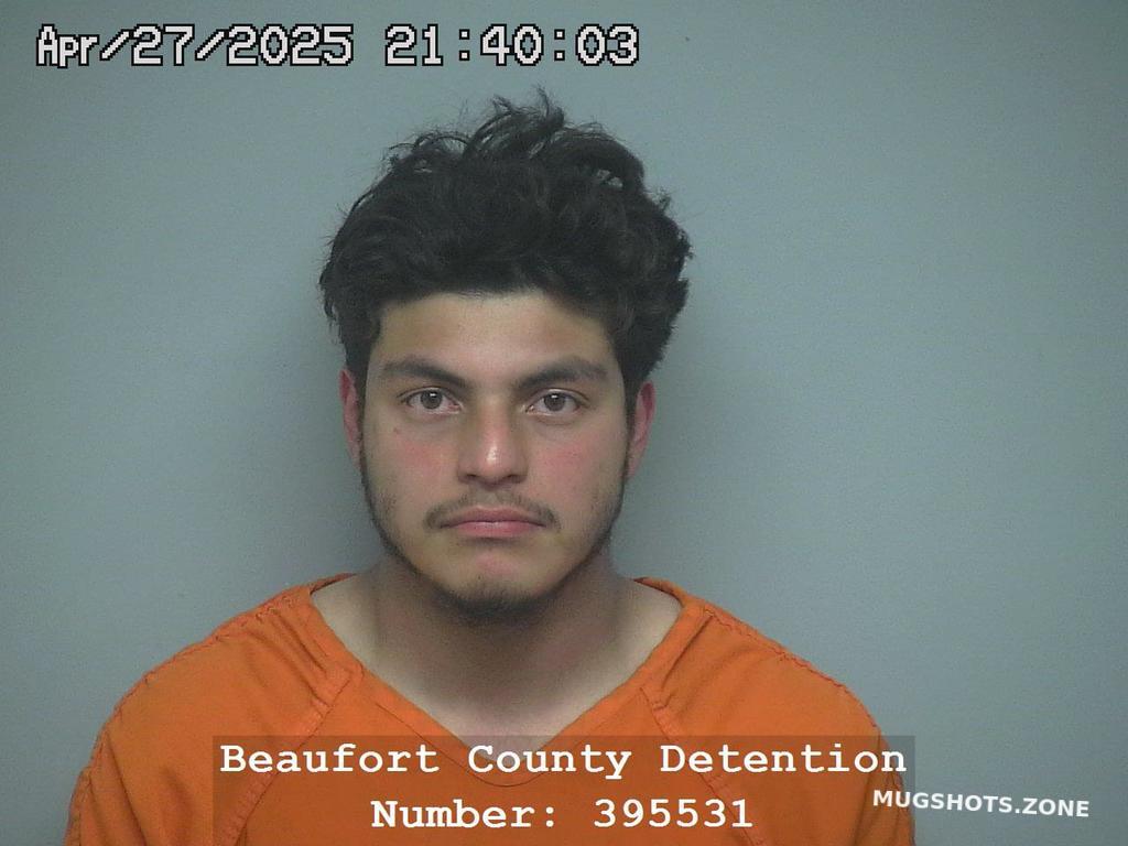 DAVID ANTHONY REYES 04/27/2025 - Beaufort County Mugshots Zone
