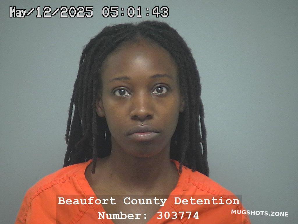 JESSICA JAQUAN MILLEDGE 05/11/2025 - Beaufort County Mugshots Zone