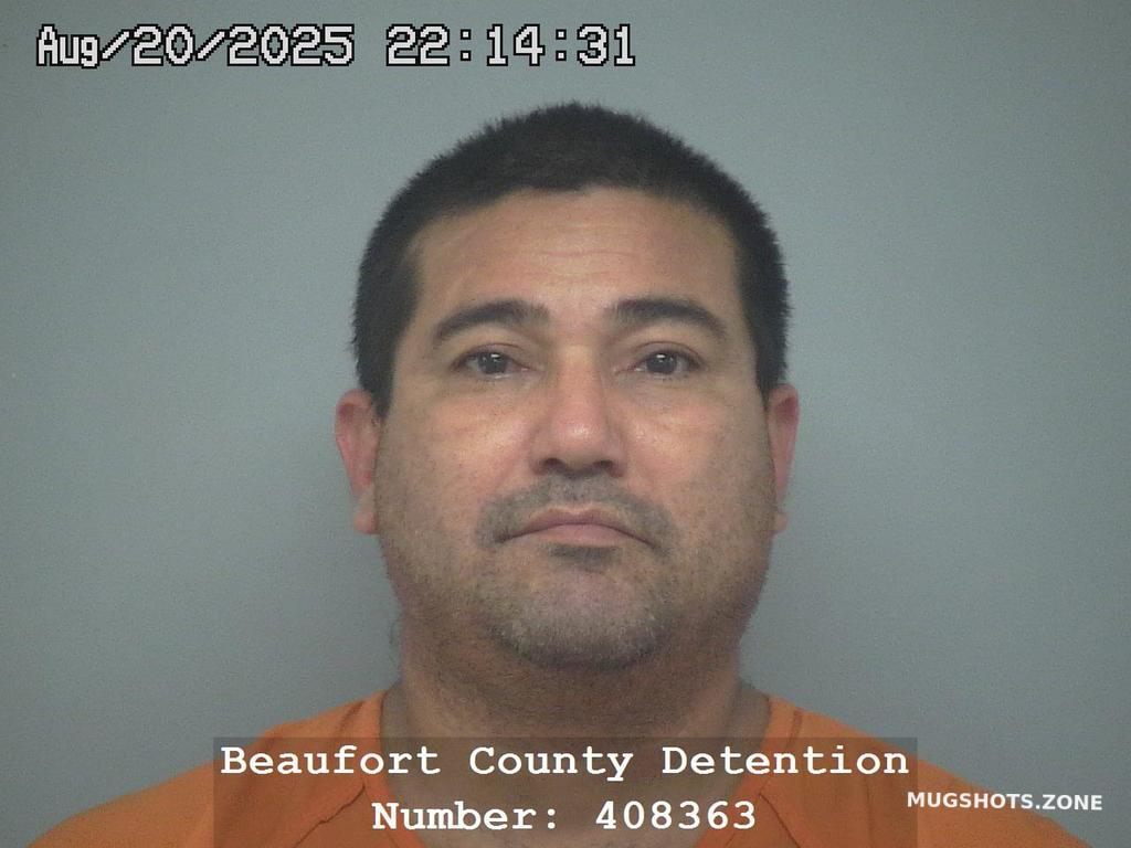 FELIX FRANCISCO ACUNA VALLEJOS 08/20/2025 - Beaufort County Mugshots Zone