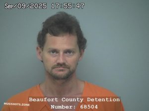 JEREMY JOHN BROWN 09/16/2025 - Beaufort County Mugshots Zone