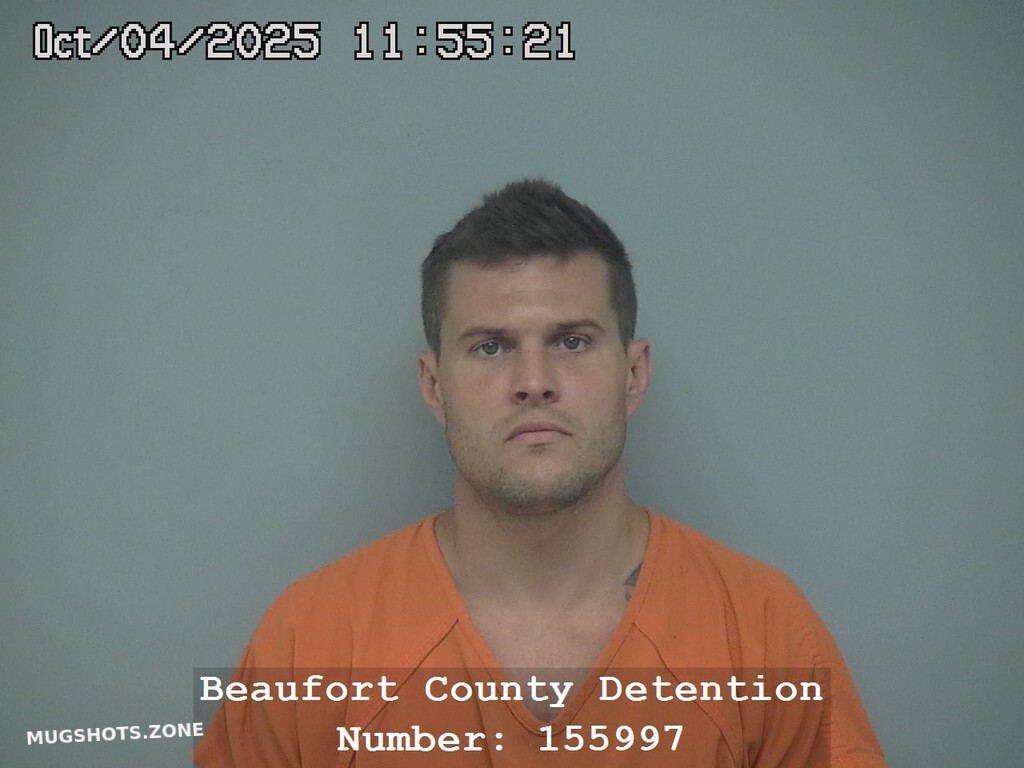 KYLE RICHARD ROBINSON 10/04/2025 - Beaufort County Mugshots Zone