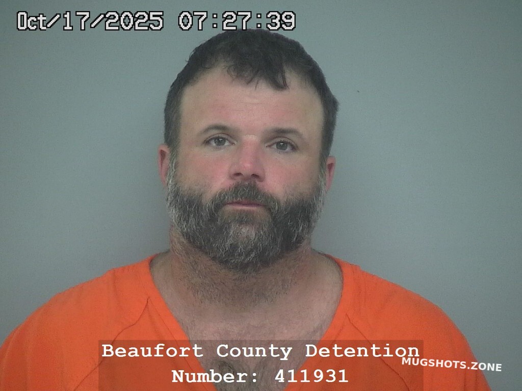JUSTIN DAVID NALLEY 10/17/2025 - Beaufort County Mugshots Zone