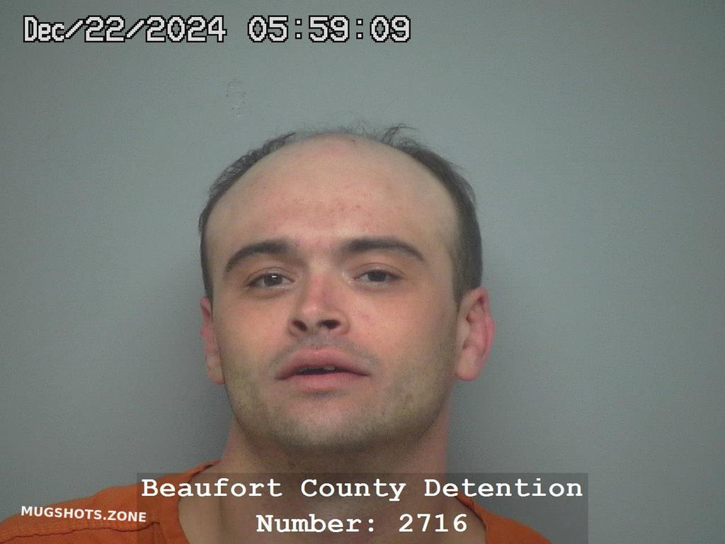 JUSTIN MICHAEL GLOWNEY 10/28/2025 - Beaufort County Mugshots Zone