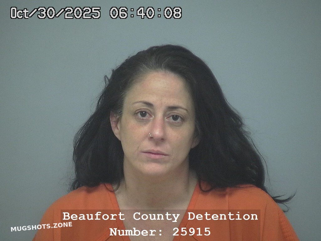 JENNA TERESA BOCCELLA GREGORC 10/30/2025 - Beaufort County Mugshots Zone