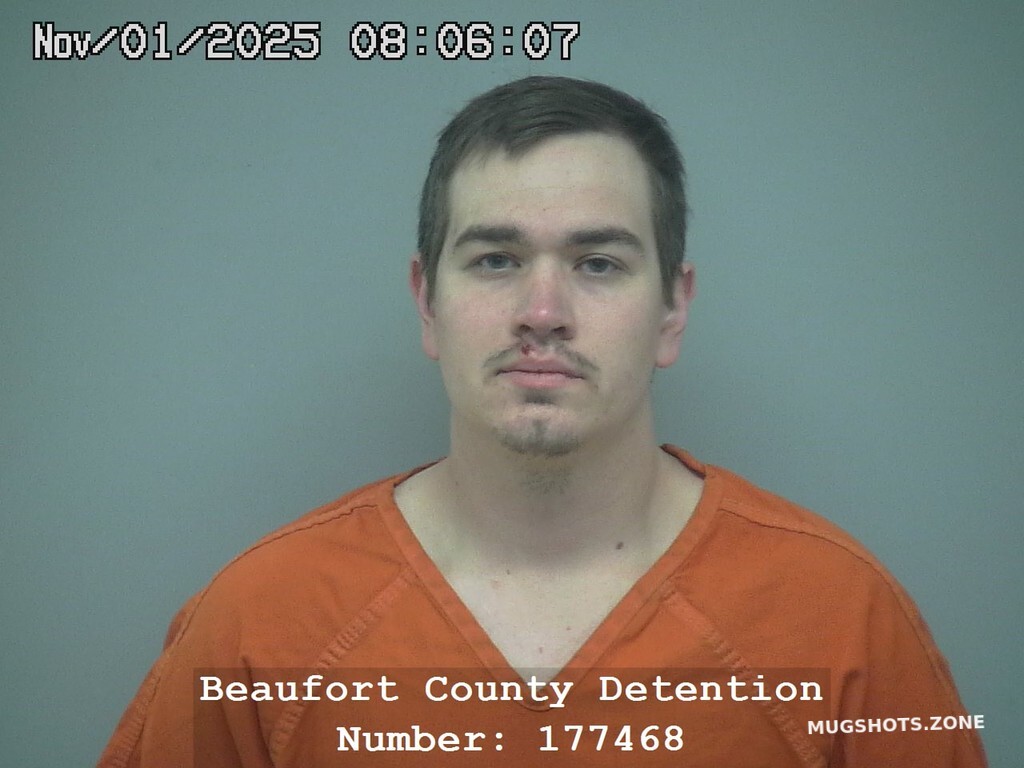 DALTON WESLEY TOUROUT 11/01/2025 - Beaufort County Mugshots Zone