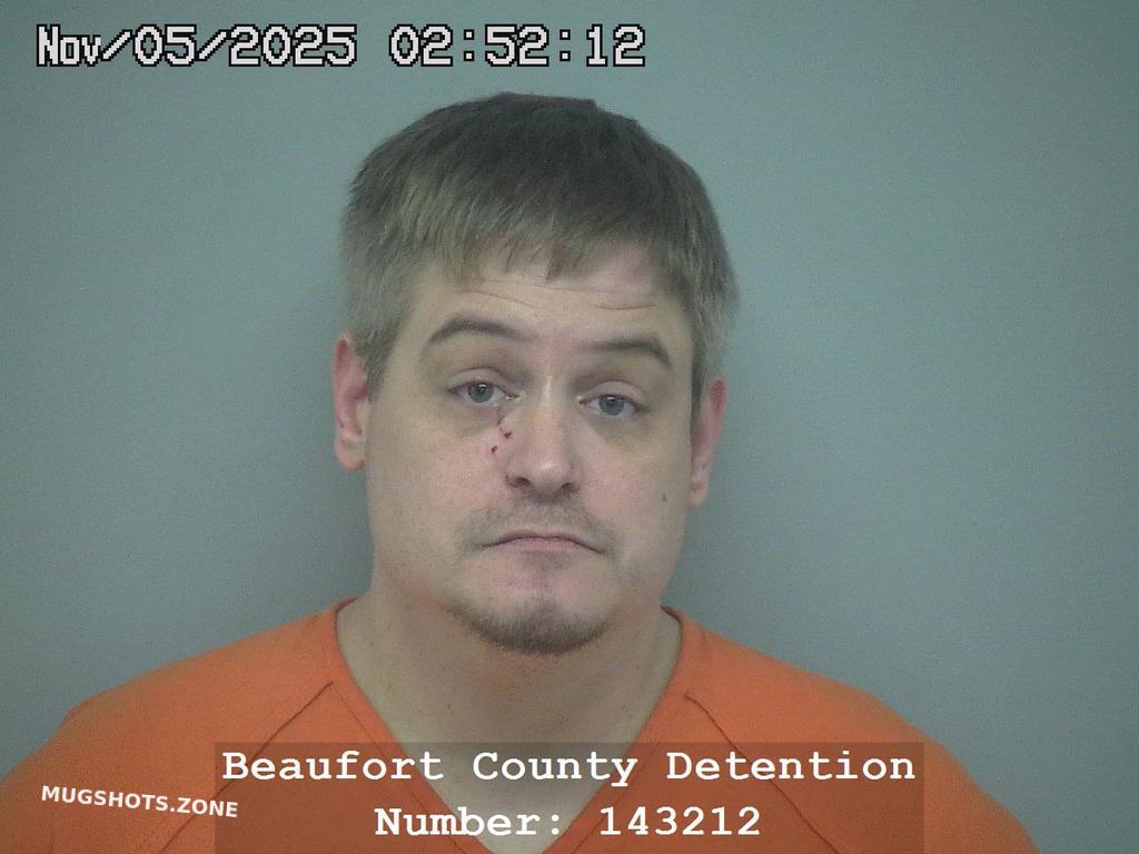 JARRETT ARTHUR JOHNSON BORTON 11/05/2025 - Beaufort County Mugshots Zone