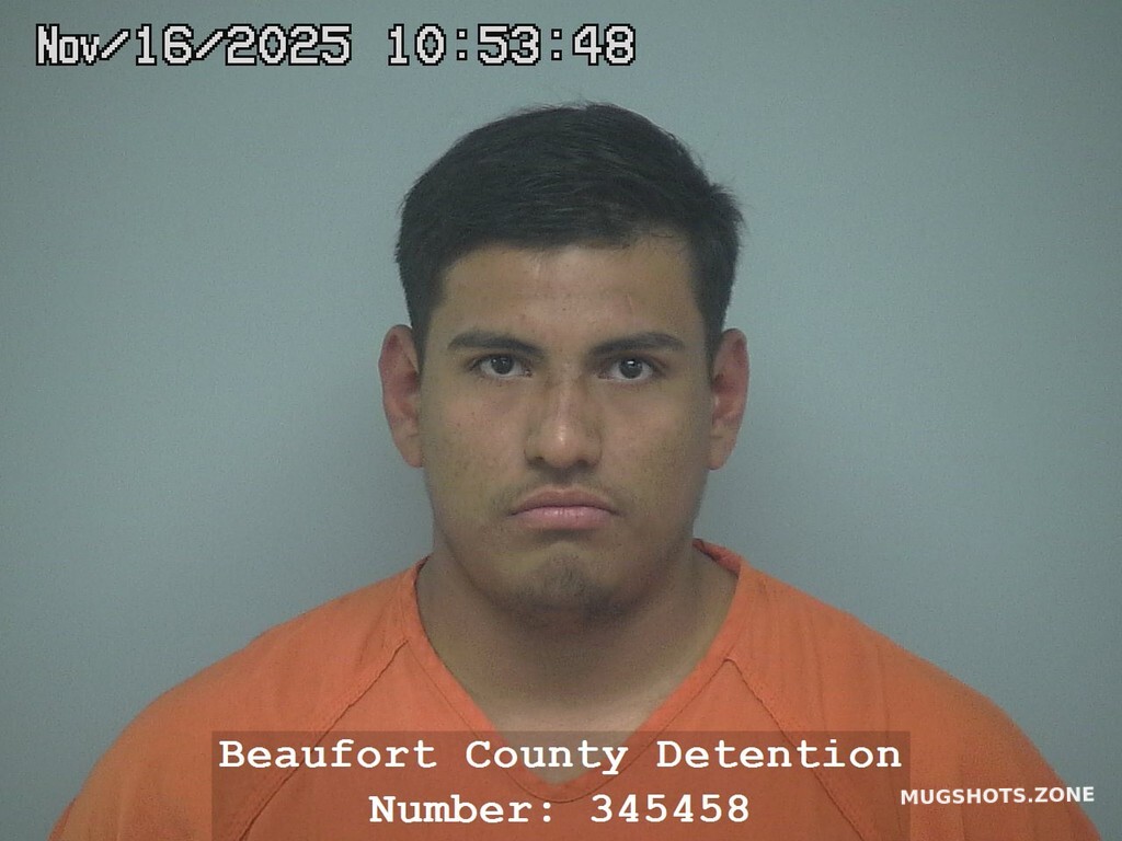 AXEL MIGUEL ABARCA NAVA 11/16/2025 - Beaufort County Mugshots Zone