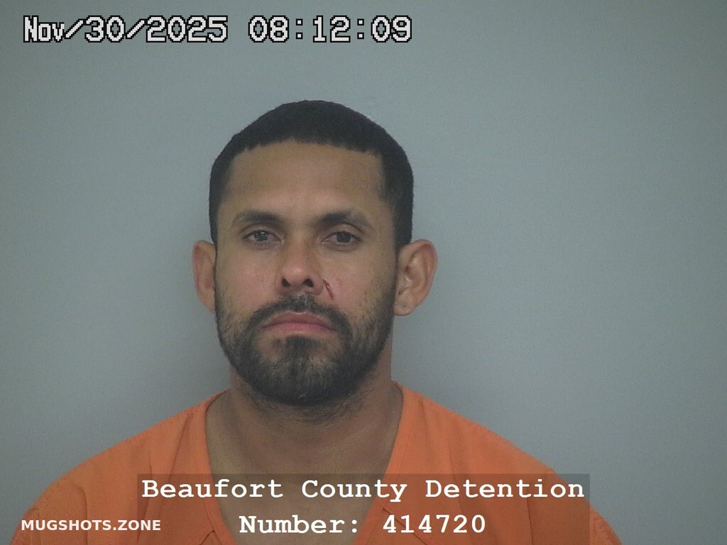 JERRY STUART GRANIZO REED 11/30/2025 - Beaufort County Mugshots Zone