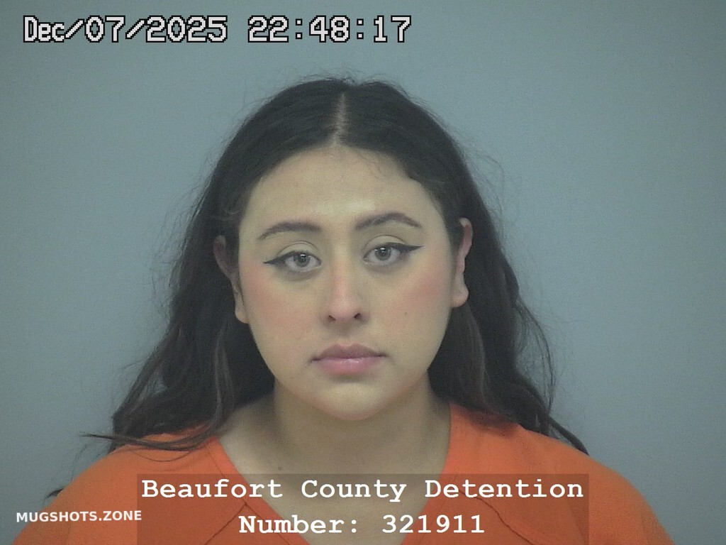 ASHLEY VASQUEZ ARRENDONDO 12/07/2025 - Beaufort County Mugshots Zone