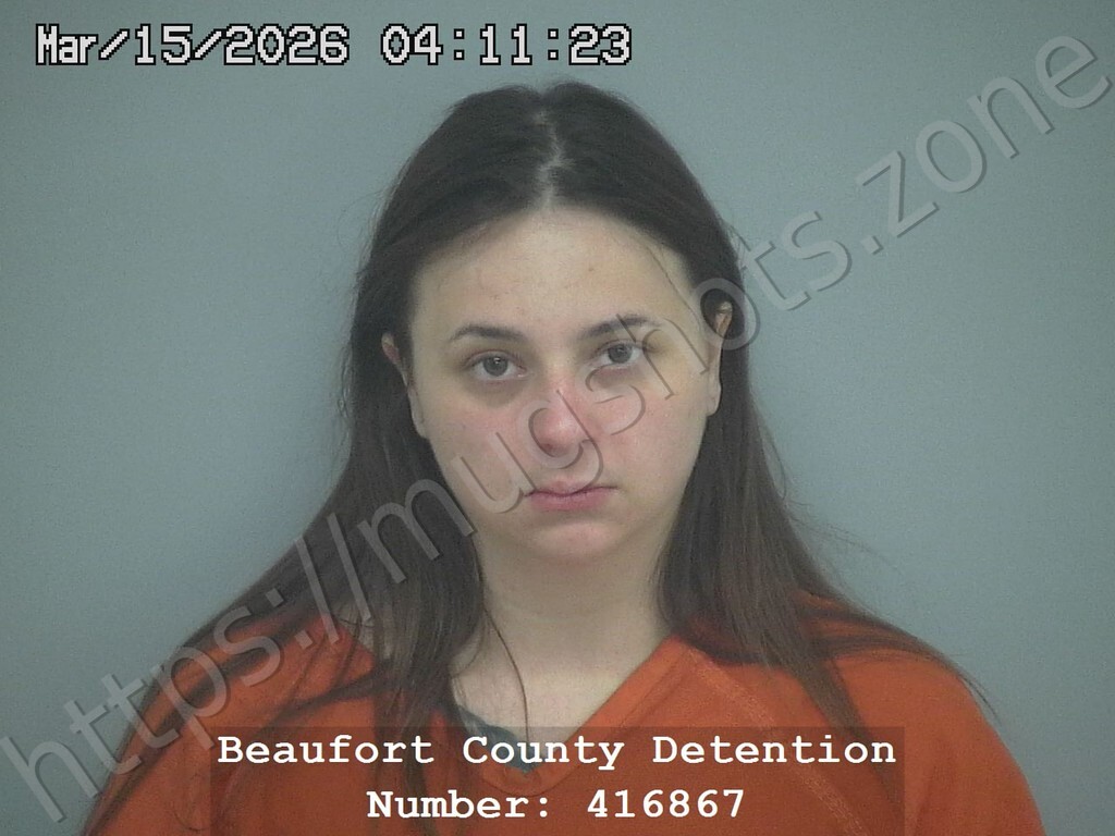 JAMIE MARIE PIROZZOLI 03/15/2026 - Beaufort County Mugshots Zone
