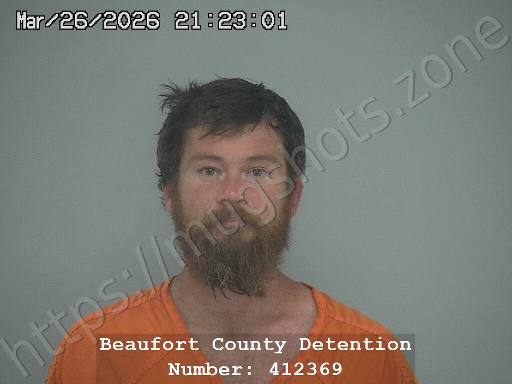 ADAM WENDELL POCOCK 03/26/2026 - Beaufort County Mugshots Zone