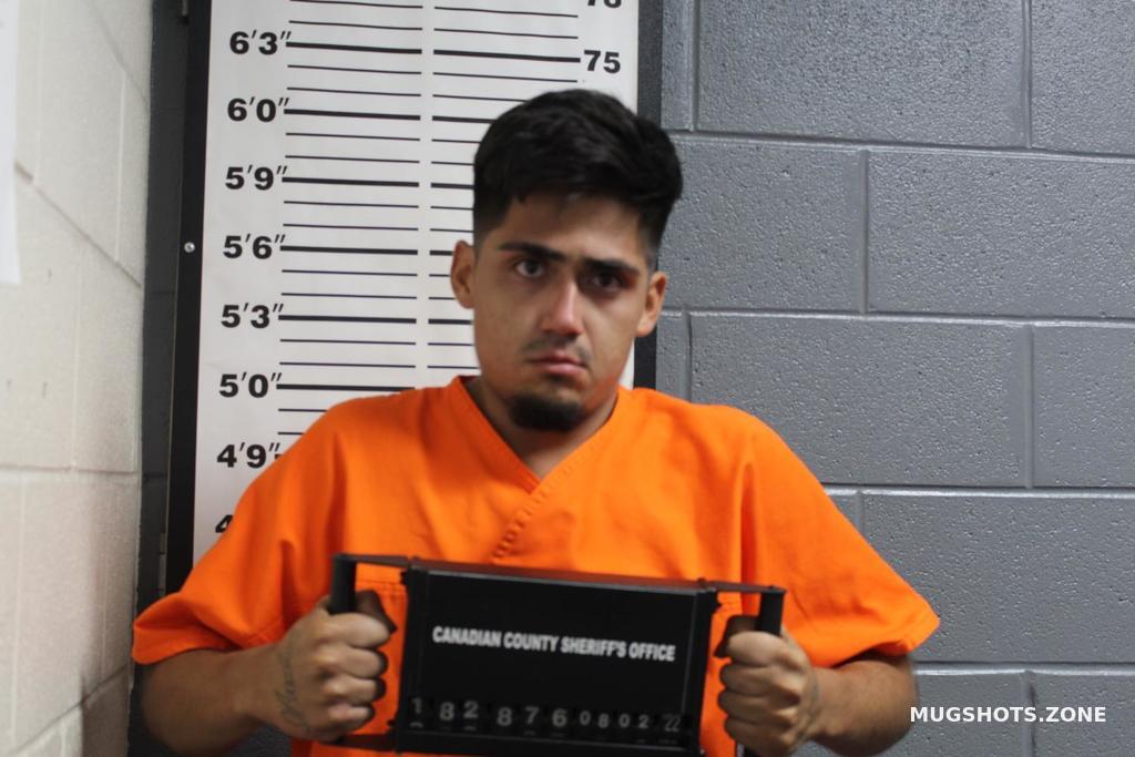 GAMBOA BRIAN MANWELL 08/02/2022 - Canadian County Mugshots Zone