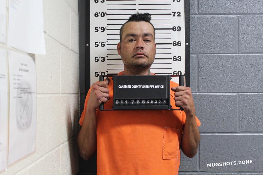 BRAZIEL ROBERT KRISTOPHER 10/01/2022 - Canadian County Mugshots Zone