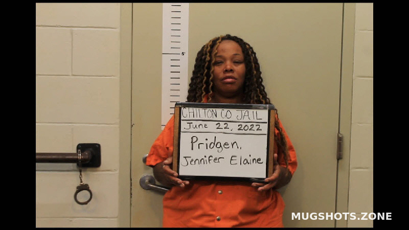 PRIDGEN JENNIFER ELAINE 06/22/2022 - Chilton County Mugshots Zone