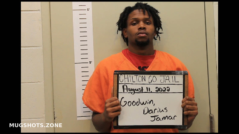 GOODWIN DARIUS JAMAR 08/11/2022 - Chilton County Mugshots Zone