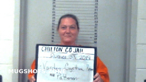 PATTERSON CYNTHIA RENEE 08/31/2022 - Chilton County Mugshots Zone