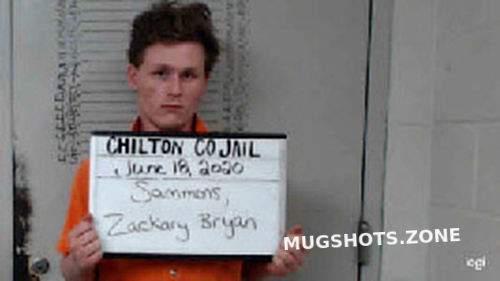 SAMMONS ZACKARY BRYAN 09/06/2022 - Chilton County Mugshots Zone
