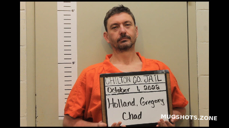HOLLAND GREGORY CHAD 10/01/2022 - Chilton County Mugshots Zone