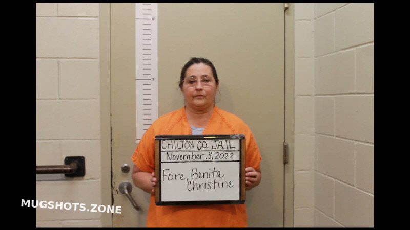 FORE BENITA CHRISTINE 11/03/2022 - Chilton County Mugshots Zone