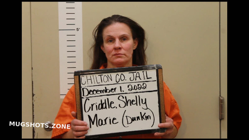 CRIDDLE SHELLY MARIE 12/01/2022 - Chilton County Mugshots Zone
