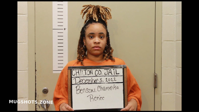 BENSON CHAMEKA RENEE 12/05/2022 - Chilton County Mugshots Zone