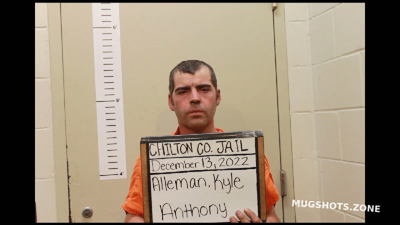 ALLEMAN ANTHONY KYLE 12/13/2022 - Chilton County Mugshots Zone