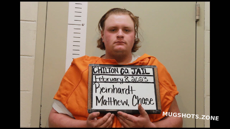 REINHARDT MATTHEW CHASE 02/09/2023 - Chilton County Mugshots Zone