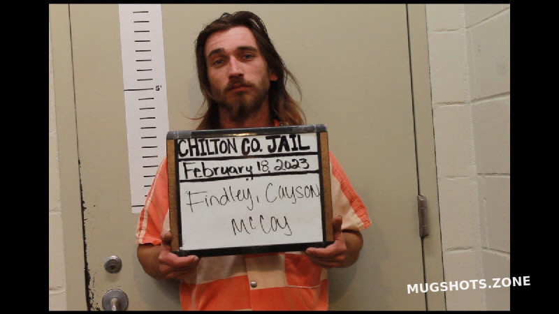 FINDLEY CAYSON MCCOY 02/18/2023 - Chilton County Mugshots Zone