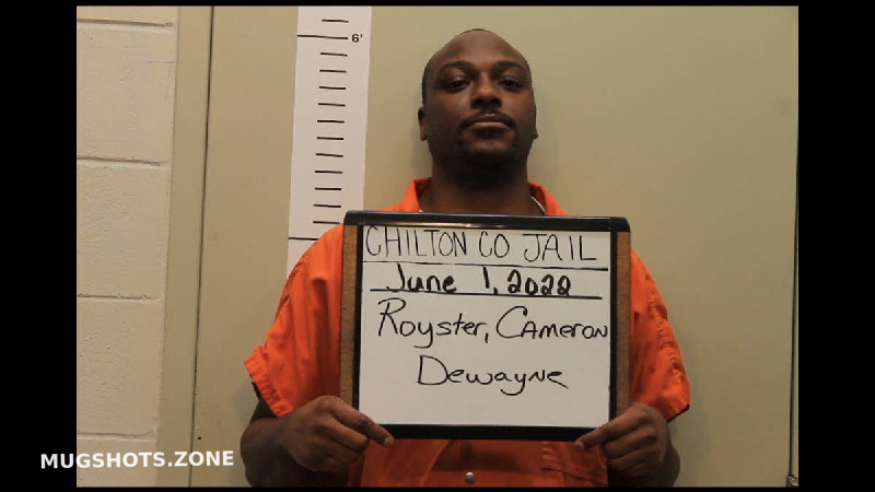 ROYSTER CAMERON DEWAYNE 05/16/2023 - Chilton County Mugshots Zone