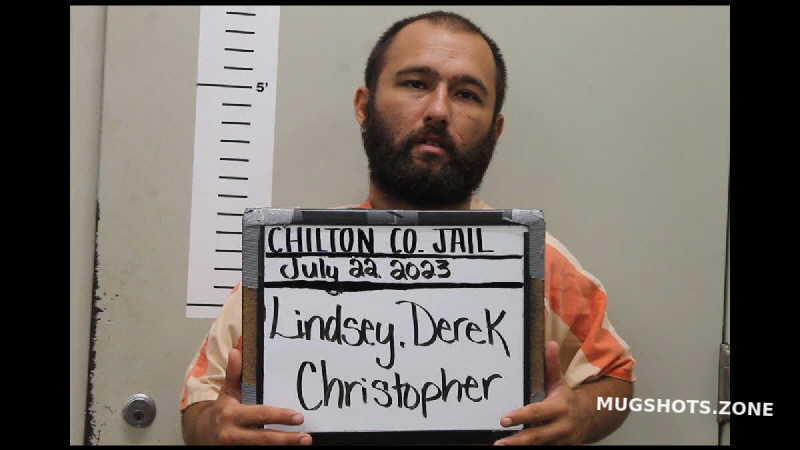 LINDSEY DEREK CHRISTOPHER 07/22/2023 - Chilton County Mugshots Zone