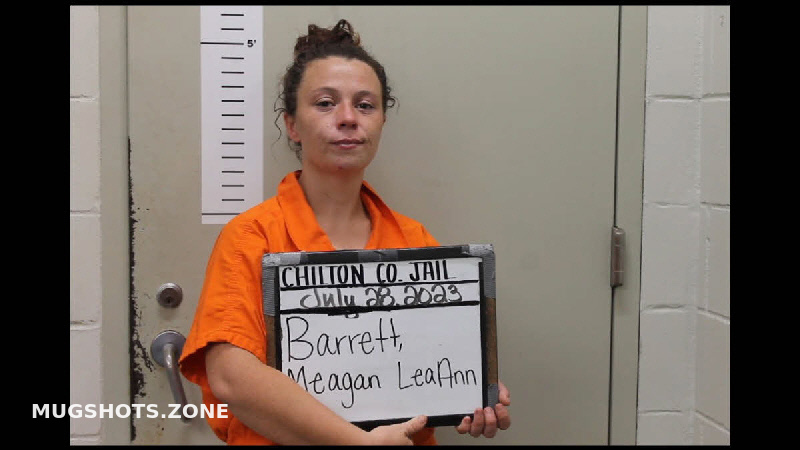 BARRETT MEAGAN LEANN 07/28/2023 - Chilton County Mugshots Zone