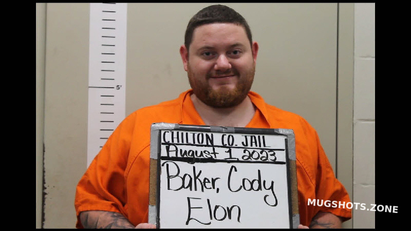 BAKER CODY ELON 08/01/2023 - Chilton County Mugshots Zone