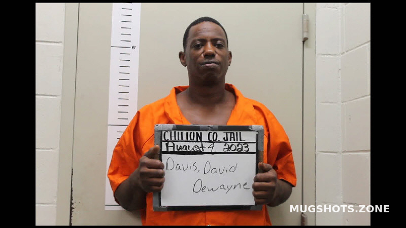 DAVIS DAVID DWAYNE 08/04/2023 - Chilton County Mugshots Zone