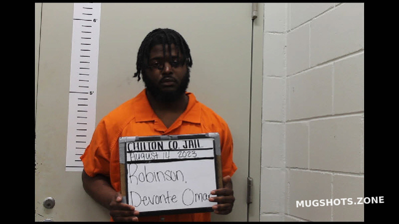 ROBINSON DEVONTE OMAR 08/14/2023 - Chilton County Mugshots Zone