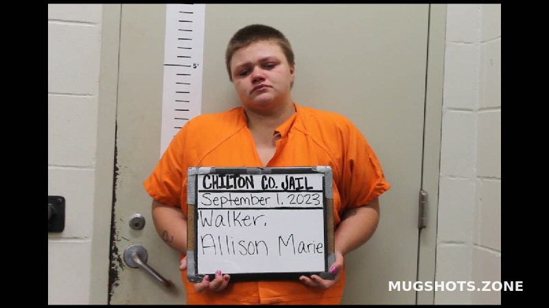 WALKER ALLISON MARIE 09/01/2023 - Chilton County Mugshots Zone