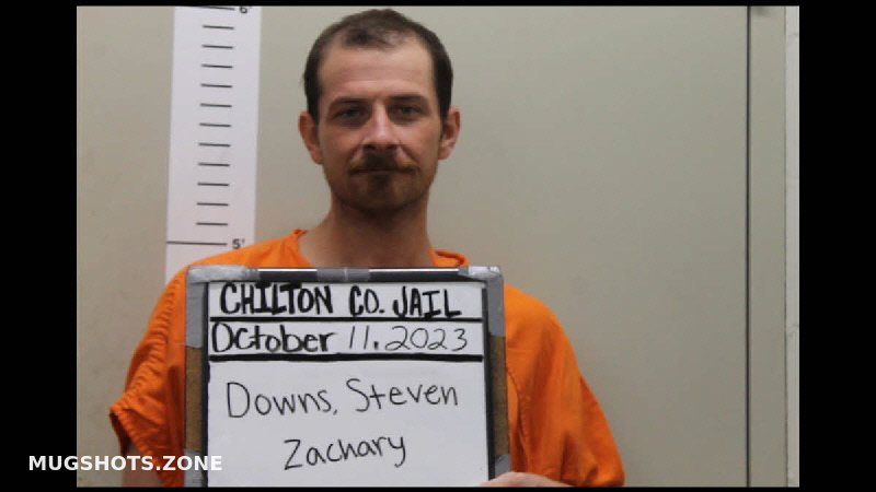 DOWNS STEVEN ZACHARY 10/11/2023 - Chilton County Mugshots Zone