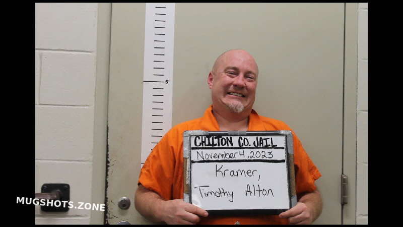 KRAMER TIMOTHY ALTON 11/04/2023 - Chilton County Mugshots Zone