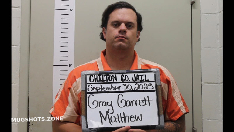 GRAY GARRETT MATTHEW 12/03/2024 - Chilton County Mugshots Zone