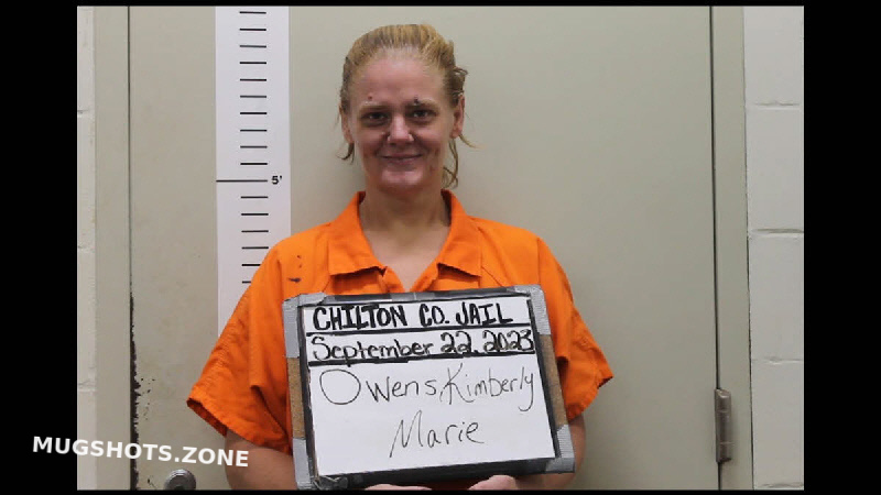 OWENS KIMBERLY MARIE 03/18/2025 - Chilton County Mugshots Zone