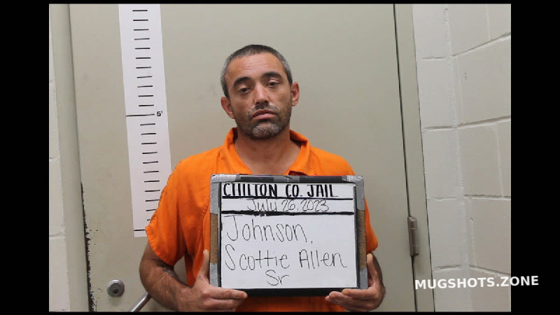 JOHNSON SCOTTIE ALLEN 03/29/2025 - Chilton County Mugshots Zone