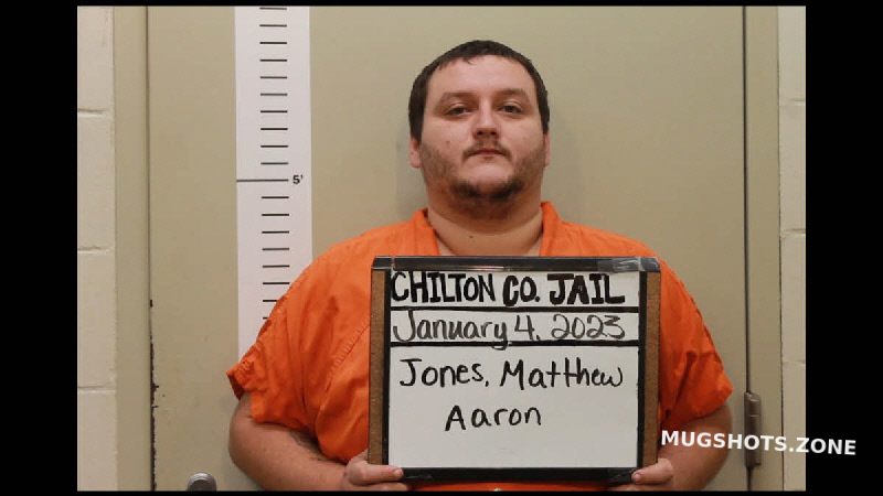 JONES MATTHEW AARON 06/25/2025 - Chilton County Mugshots Zone