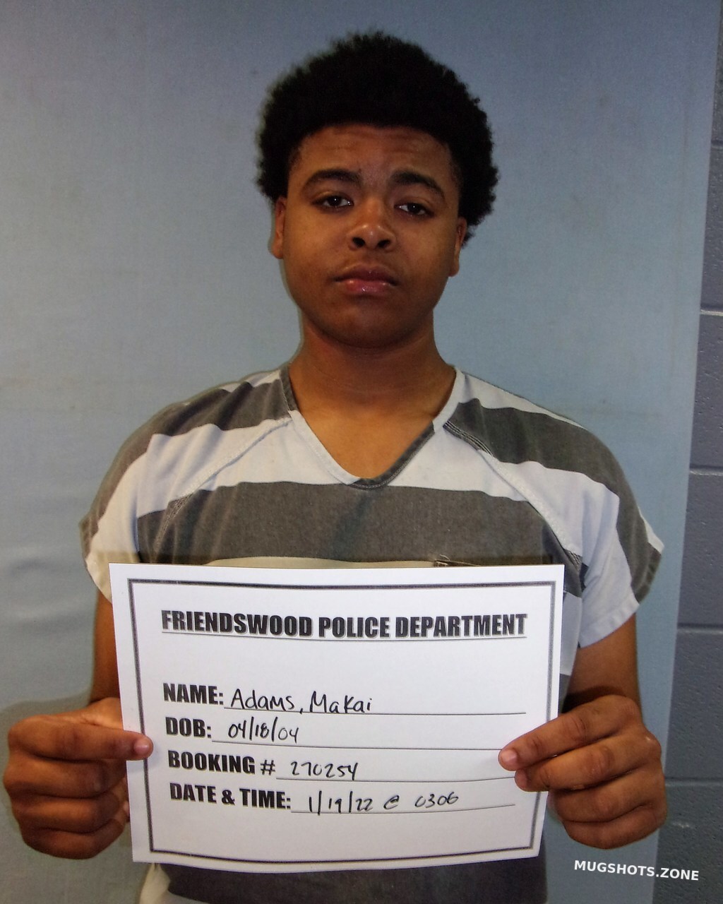 ADAMS MAKAI RASHAUD 01/19/2022 - Harris County Mugshots Zone