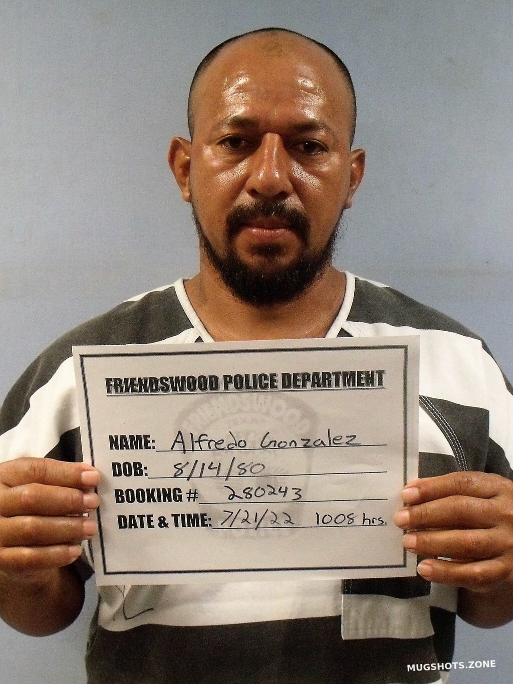 GONZALEZ ALFREDO 07/21/2022 - Harris County Mugshots Zone