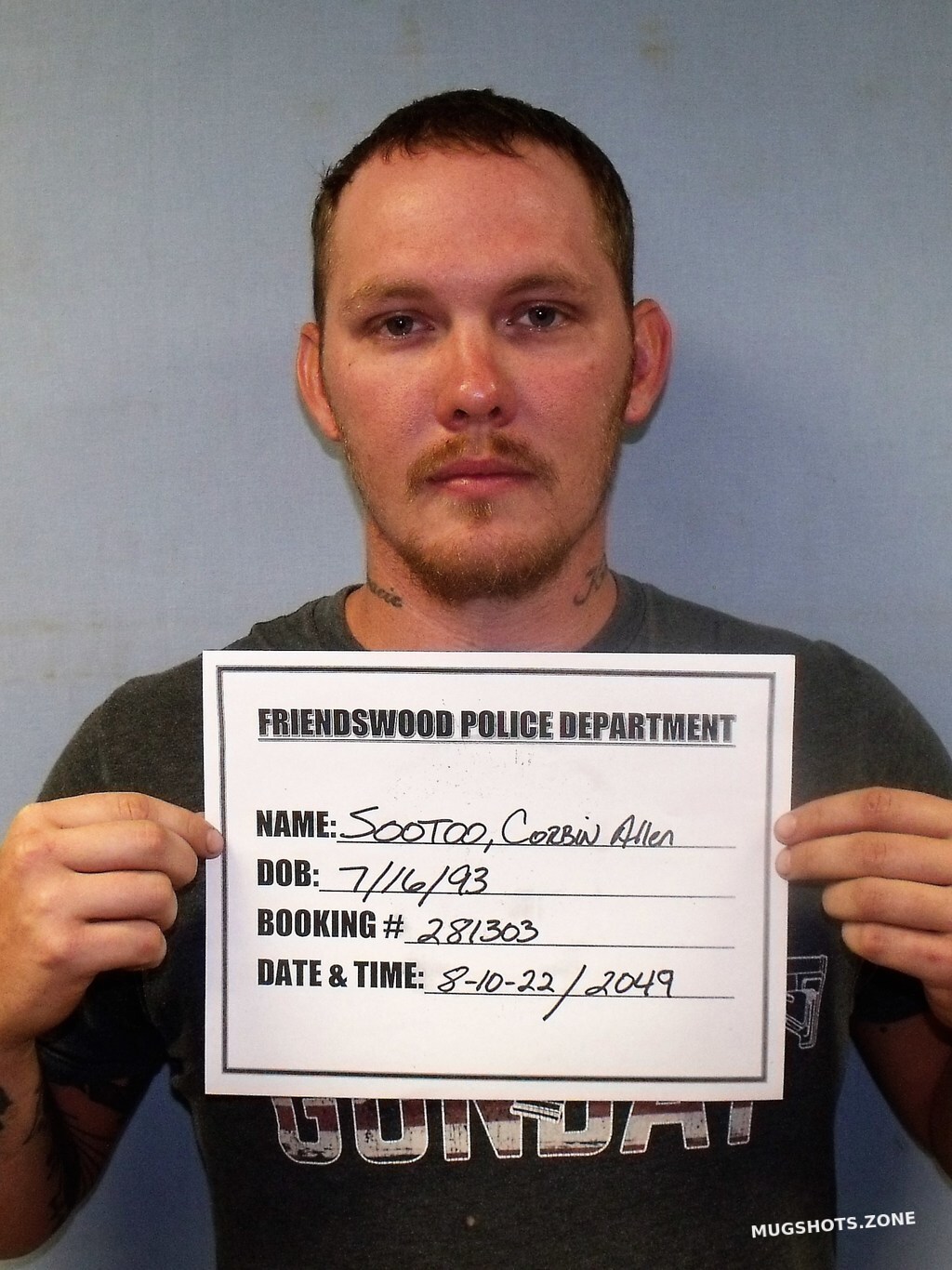 SOOTOO CORBIN ALAN MATTHEW 08/10/2022 - Harris County Mugshots Zone