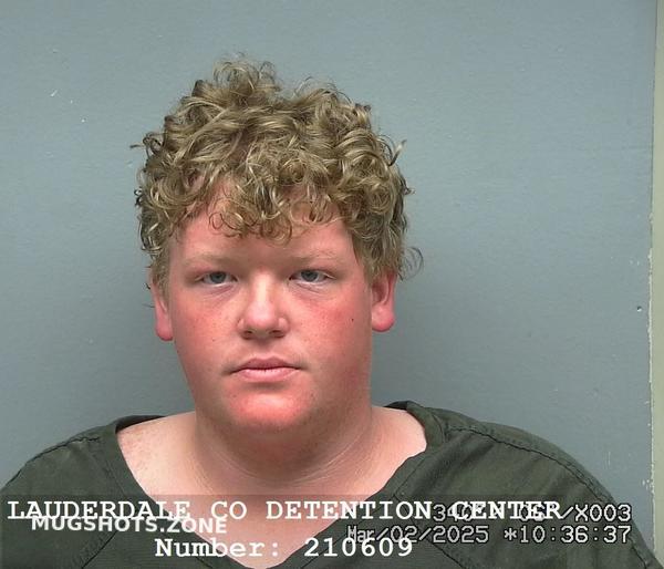 SIBLEY CALEB NATHANIEL 03/02/2025 - Lauderdale County Mugshots Zone